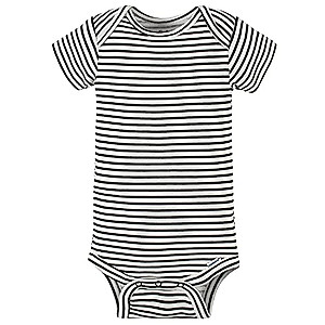 Gerber Baby Boys' 4-Pack Short Sleeve Onesies Bodysuits, Bear Green, 3-6 Months