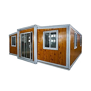 Generic Manufacturer 40FT Homes prefab Steel Expandable Container Houses Extendable Foldable Container House Including bedrooms, Kitchen, Bathroom and a Free TV