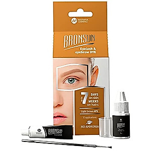 Bronsun Eyebrow Dye LONG LASTING UP TO 7 DAYS (No5: (Light Brown))