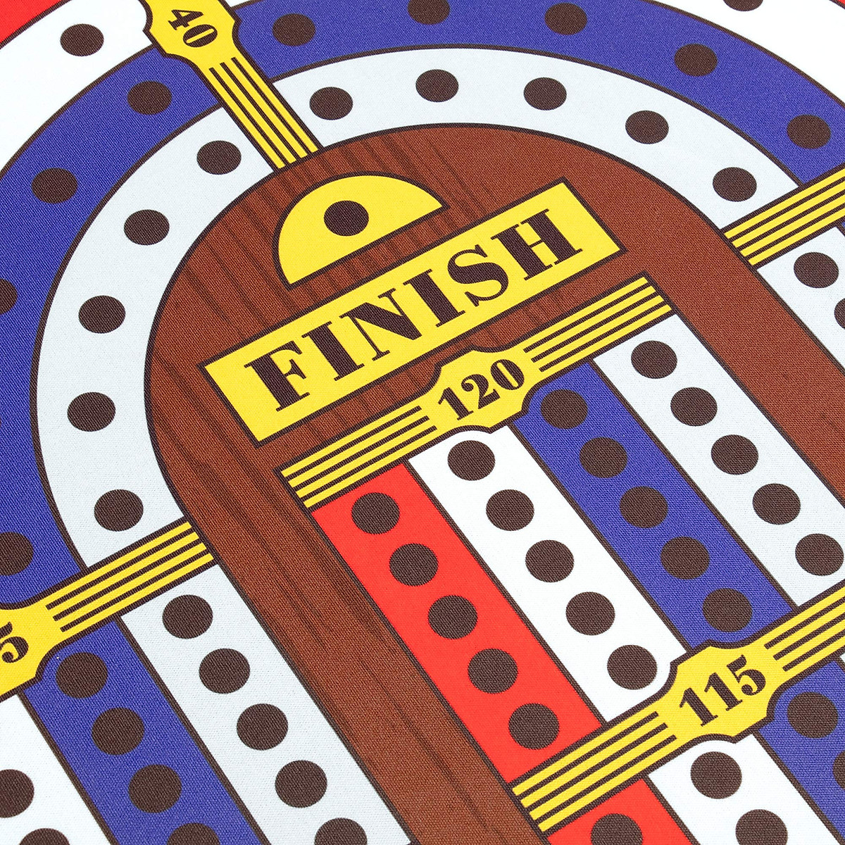 Tabletop Cribbage - Giant Spill-Resistant Neoprene Track Game Board (22" x 40") with 9 Pawns, Deck of Cards, & Travel Carry Bag - Classic Family Board Game Night & Bar Games - 2-4 Players, 30+ mins