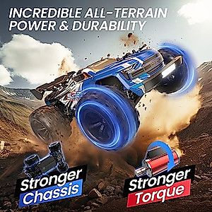 DEERC Extreme Brushless Racing Truck for Adults & Quality RC Car for Beginners and Kids
