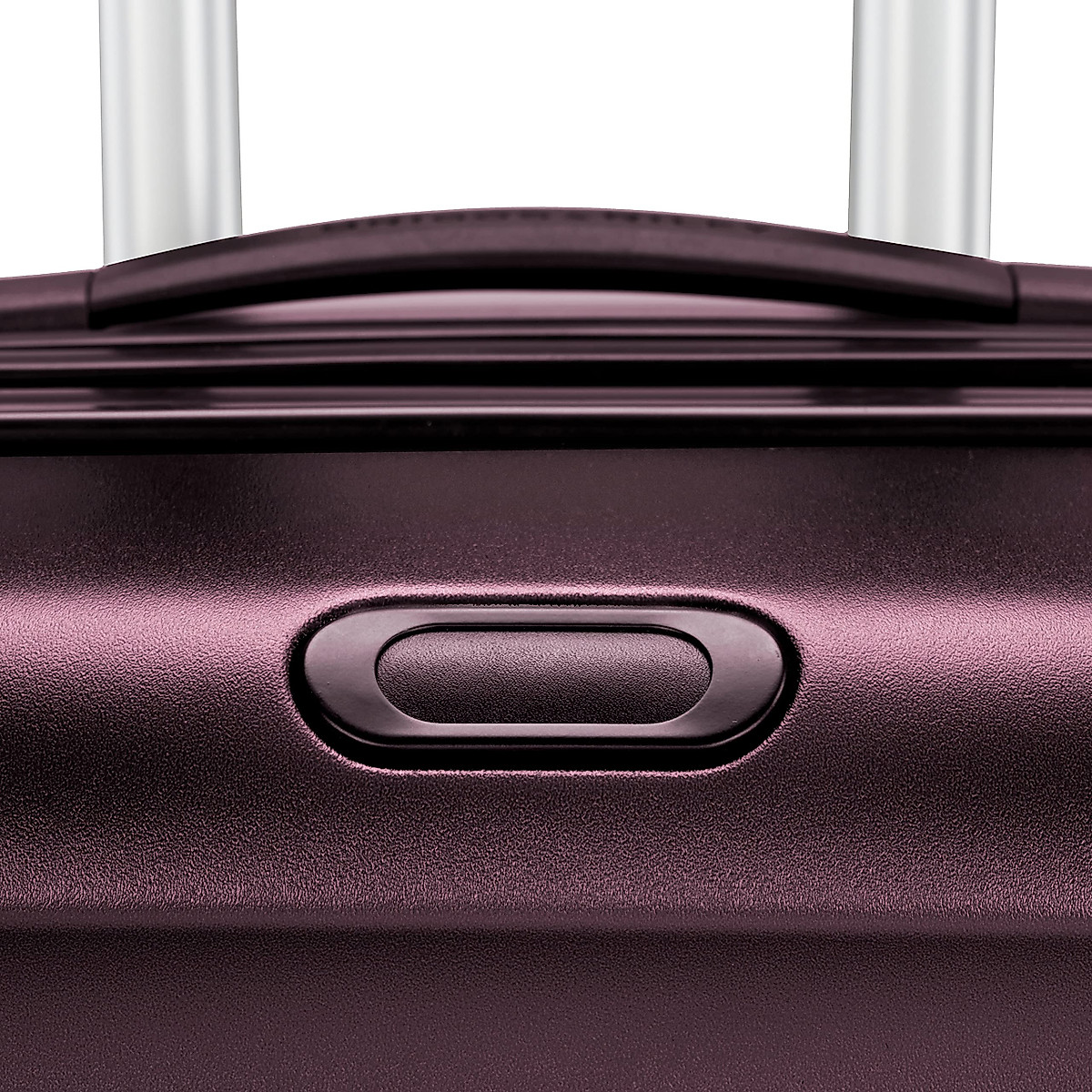 Briggs & Riley Sympatico Hardside Medium Spinner Luggage, Plum, 27-Inch Checked