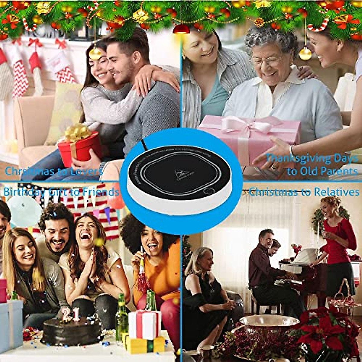 Coffee Cup Warmer for Desk with Auto Shut Off,Coffee Mug Warmer for Desk Office Home-Birthday Gifts