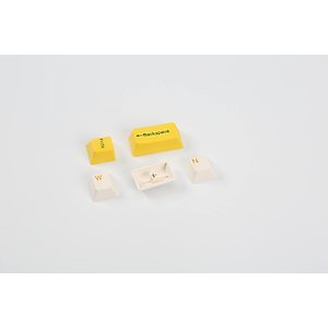 104 + 27 Keycap Set, Dye-Sublimation PBT Keycaps, Cherry Profile Custom Keycaps for DIY Cherry MX Mechanical Gaming Keyboards, Lemon Lime