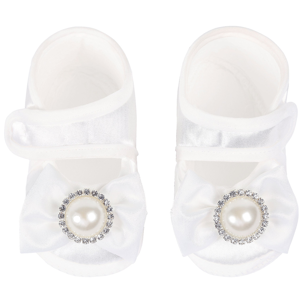 T.F. Taffy Taffy Baby Girl Newborn Christening Baptism, White, Size 0-3 Months