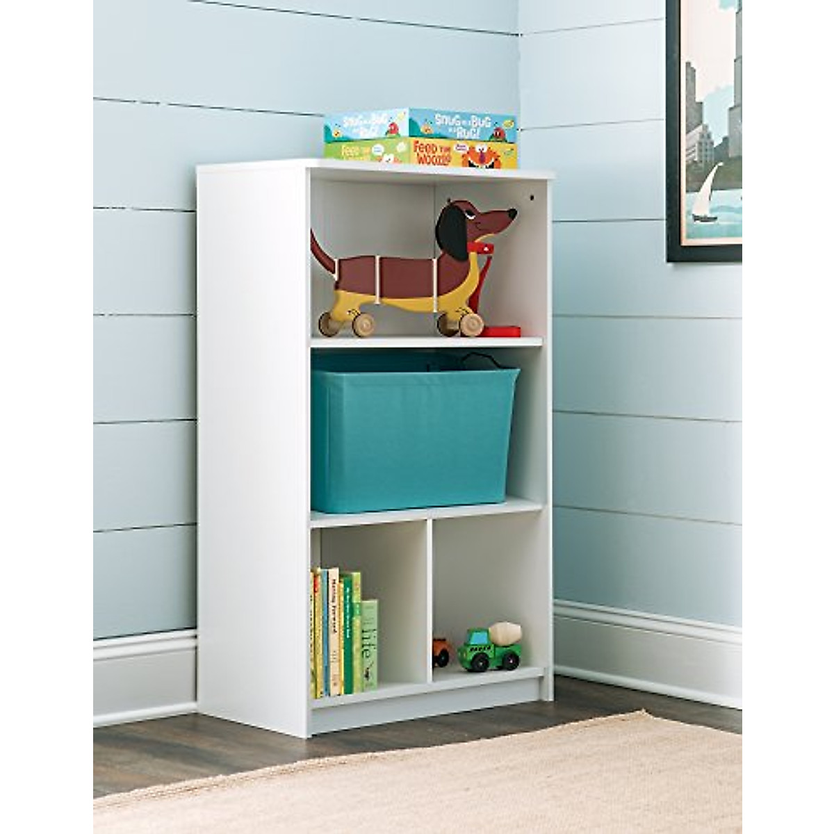 ClosetMaid 1497 KidSpace 3-Tier Vertical Storage Shelf, White