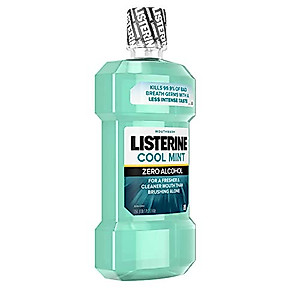 Listerine Zero Clean Mint Mouthwash for Fresher Breath and Good Oral Hygiene,1.5L