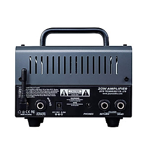 JOYO Zombie (Dual Rectifier) BanTamp Series Mini Amp Head 20 Watt Preamp 2 Channel Hybrid Tube Guitar Amplifier with Bluetooth