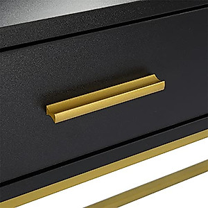 WYKDD Dresser with Square 2 Drawers 3 Storage Shelves Dresser Set with Upholstered Stools for Bathroom Bedroom (Color : D)