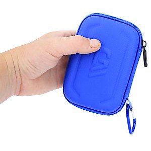 CASEMATIX Retro Handheld Game Console Case Compatible with HigoKids QS4 Portable Retro Video Game Player, Mademax RS-1 Gaming Console, E-MODS Arcade Pocket Player and More Up to 4.75", Blue Case Only