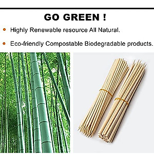 Gere Thick Candy Apple Sticks,120 Pack, 7 Inch 5mm,Caramel Apple Sticks, Bamboo Skewers for Corn Dog, Corn Cob, Kabob, Lollipop, Grill, Semi Point Food Caramel 120 pcs