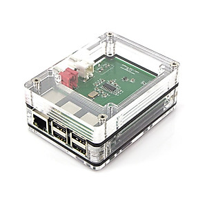Top HAT Tall Upgrade Kit for Zebra Case - Raspberry Pi3B+, 3 Pi2 B B+ - Black