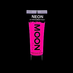 Moon Glow - 0.42oz Neon Blacklight Face & Body Paint - Intense Pink