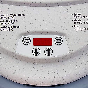 Nesco FD-79 Snackmaster Pro Digital Food Dehydrator for Snacks, Fruit, Beef Jerky, Meat, Vegetables & Herbs, Gray, 4 Trays
