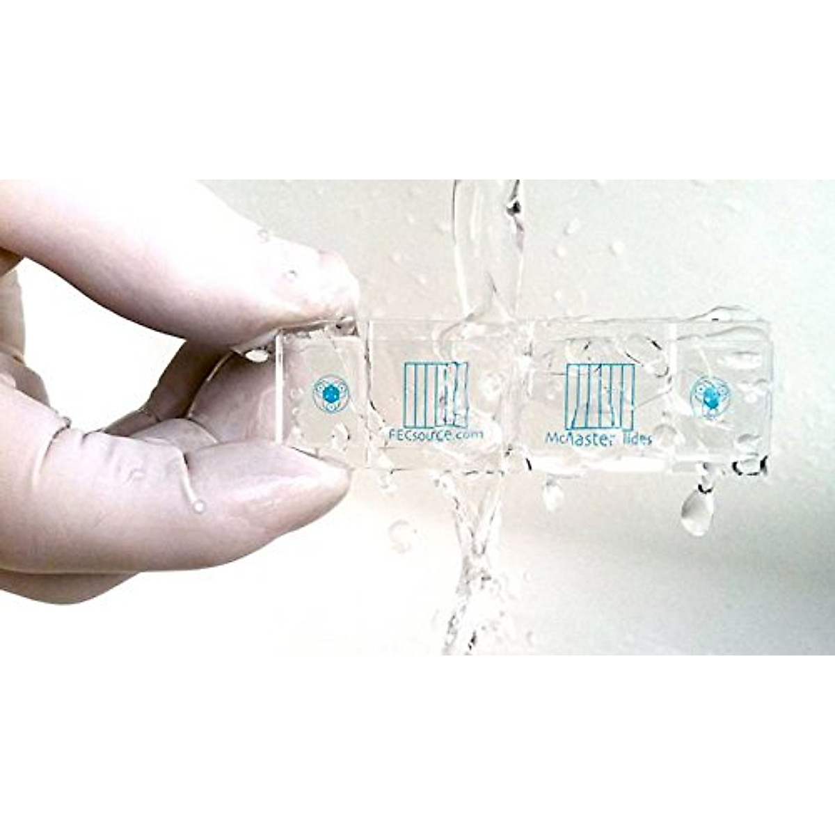 10 McMaster Method Microscope Slides, by FEC Source. Fecal Egg Count for Parasites, Worm Egg Count Slide for Veterinarians. Equine & Ruminant Parasite Management