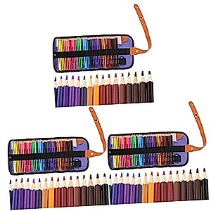 NUOBESTY Erasable Colored Pencils 3 Sets Colored Pencils Suit Case Pencil Sketching Pencil Set Bulk Colored Pencils Artist Coloring Pencils Graffiti Art Pencils Portable Drawing Pencils