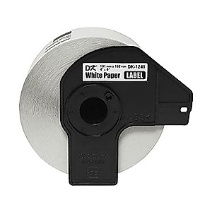 Brother Dk1241 Die-Cut Shipping Labels, 4-Inch X 6-Inch, White, 200/Roll