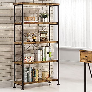 Coaster Home Furnishings Bookcase, Antique Nutmeg and Black