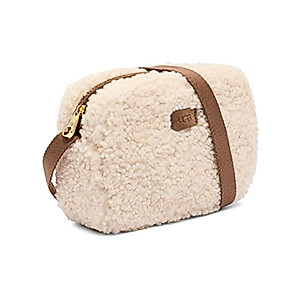 UGG womens Janey Ii Sherpa Cross Body Bag, Natural, One Size US