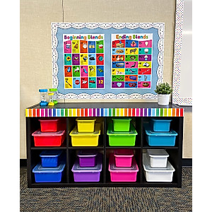 Colorful Stripes Straight Border Trim