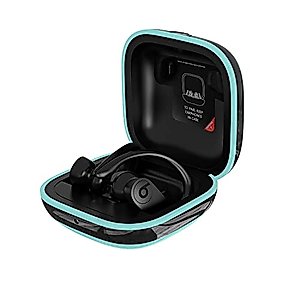 Compatible with Powerbeats Pro Case Cover, Anti-Lost and Shock-Proof Easy-to-Carry Durable Silicone Protective case Skin for 2019 Latest Beats Powerbeats Pro (Mint Green)