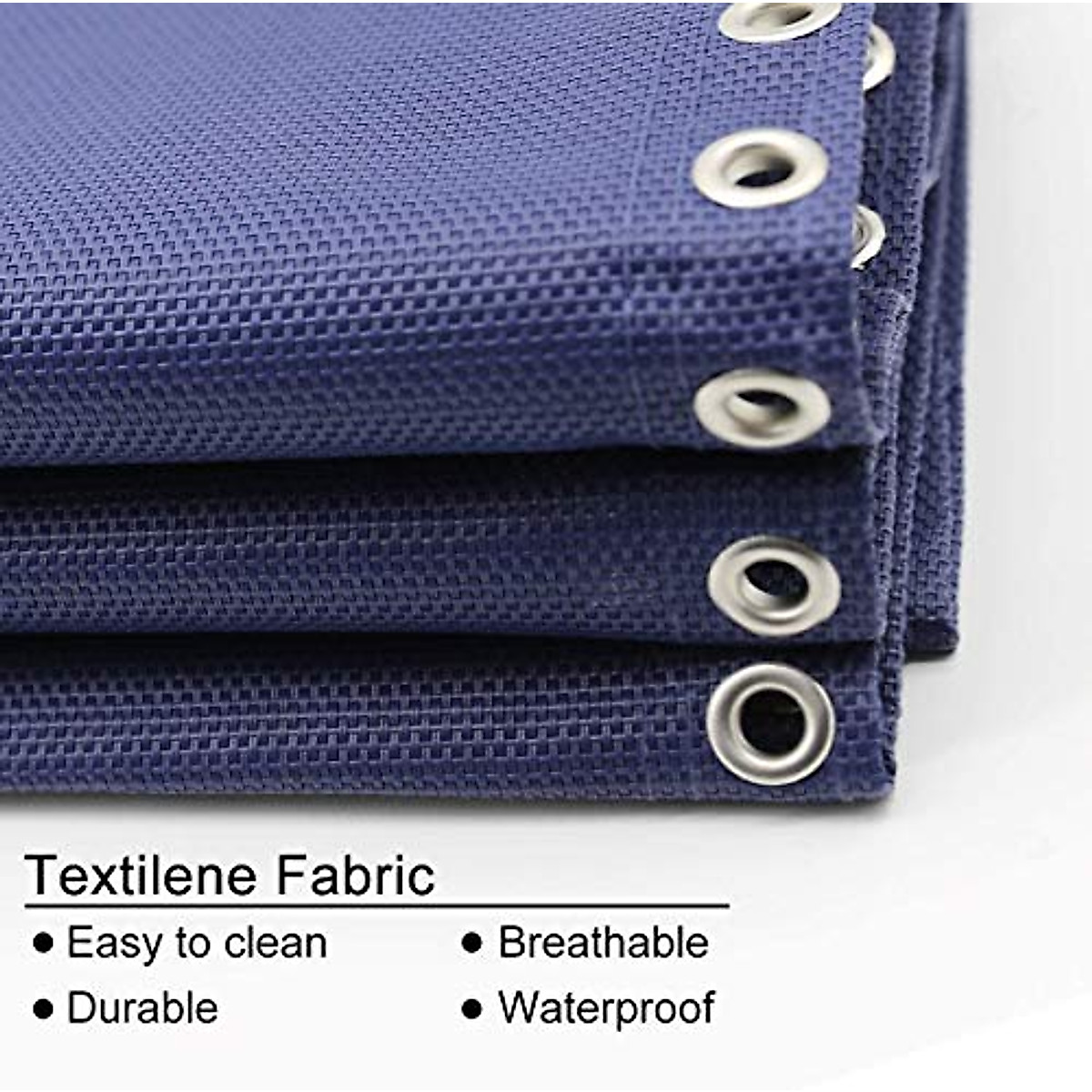 Gravity Chair Replacement Fabric with Bungee Cord Kit, Repair Cloth with Lace for Anti-Gravity Lounge, Mesh Part for Patio Sling Folding Recliner Couch Outdoor Pool Lawn