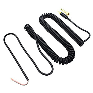 Replacement DJ Headphone Cable Cord Line with Plug for Sony MDR 7506 V6 CD700