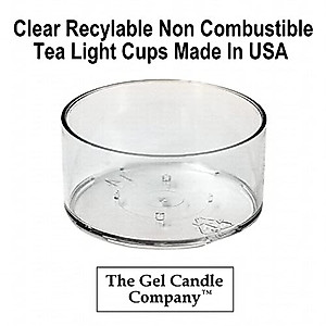 24 Pack Clear Unscented Kelly Green Color Up To 8 Hour Mineral Oil Based Tea Light Candles For Home And Special Events By The Gel Candle Company™