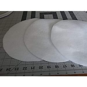 Quilted Pot Holders Hot Pads Lighthouse Potholders Fabric Round Handmade Trivet Double Insulated 9 Inches