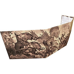 Stat Trackers DM Screen for 5th Edition: Dry-Erase with Built in hit Point Tracker, Essential 5e Rules Reference, Amazing Illustration