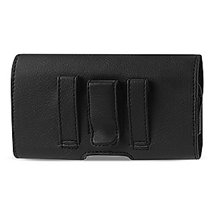 Reiko Wireless Horizontal Pouch with Magnetic Closure (6.62X3.46X0.68) - Black
