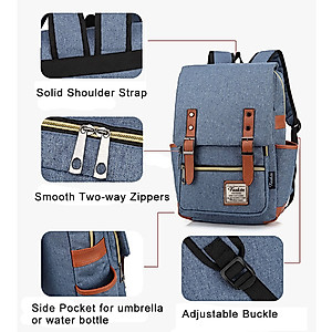 Slim Laptop Backpack for Women, Fashion Travel Rucksack College School Bookbag