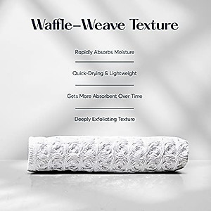 Sutera - Wash Towels Extra Absorbent Silverthread Washcloths Set - Pack of 4 White - 100% CA-Grown Cotton - Luxury Soft Durable Quick Drying Fabric Bathroom Face Cloths 12"x12"