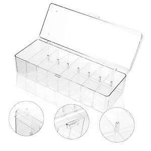 Cabilock 4 Sets Card Storage Box The Office Theoffice Clinic Card Stands for Display Convenient Cards Holder Name Card Stand Card Holder for Business Cards Desktop Small Card Child The Pet