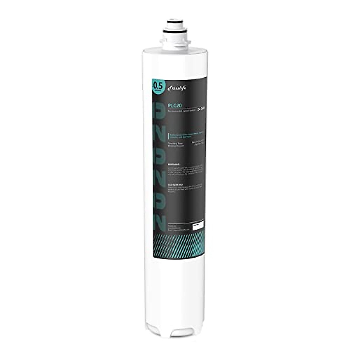 Frizzlife SW20-HF Replacement Housing Kit with PLC20 Filter Cartridge Inside - for SW20 and SW20F Under Sink Water Filter Systems