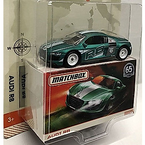 Matchbox Globe Travelers Green Audi R8 65TH Anniversary