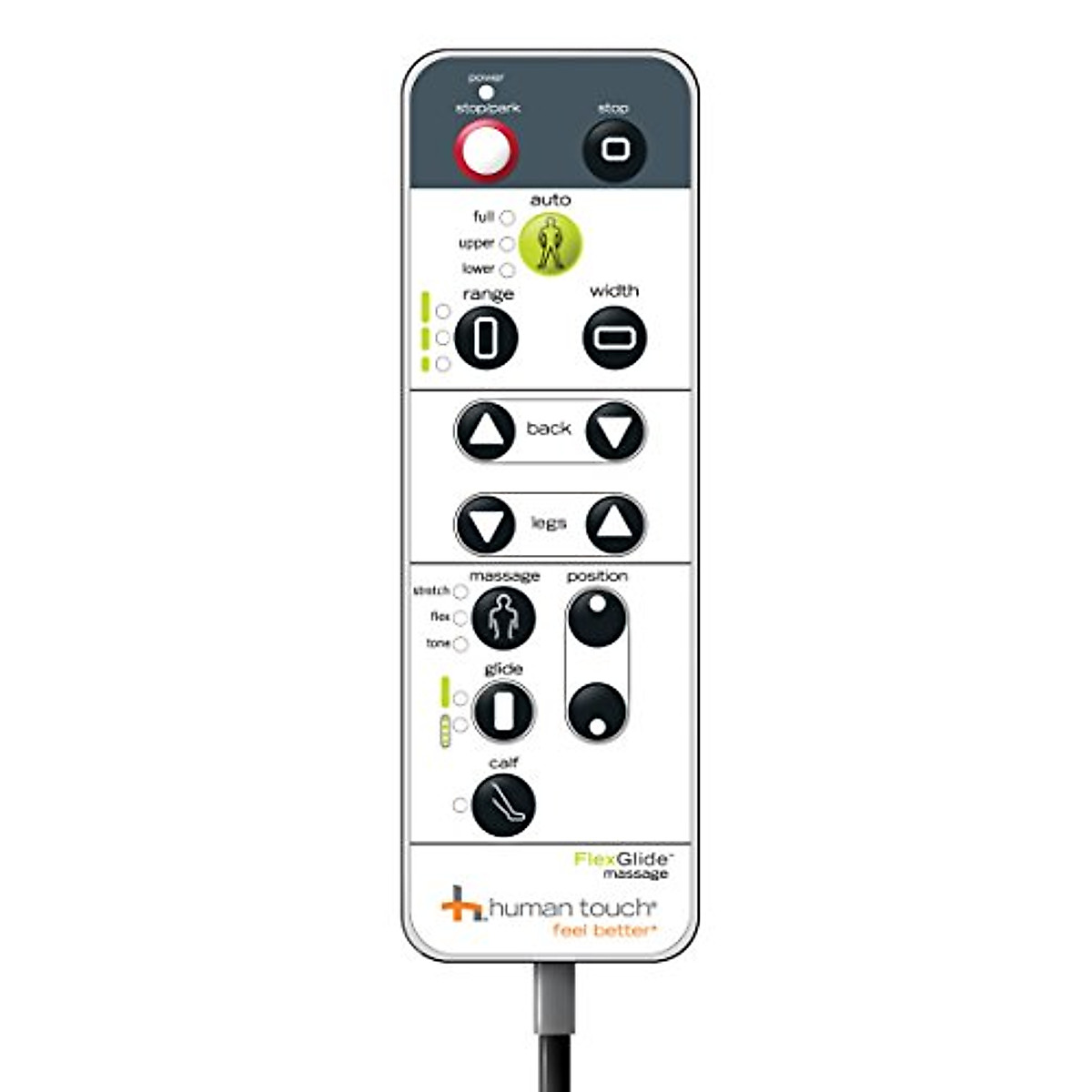 Human Touch WholeBody 5.1 Full Body Massage Chair Recliner Living Room Chair w/ Retractable Ottoman- Personal Professional-Grade Stress + Muscle Pain Relief for Foot Leg Back Neck Massager - Black