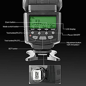 Meike MK430 TTL Flash Speedlite Compatible with Nikon D7100 D5300 D5200 D3500 D3100 D600 D800 D3200 D90 D80 D300 D7500 D780,etc
