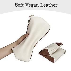 CLUCI Small Purses for Women Crossbody Bags, Cell Phone Clutch with Adjustbable Strap, Women's Leather Wristlet Purses