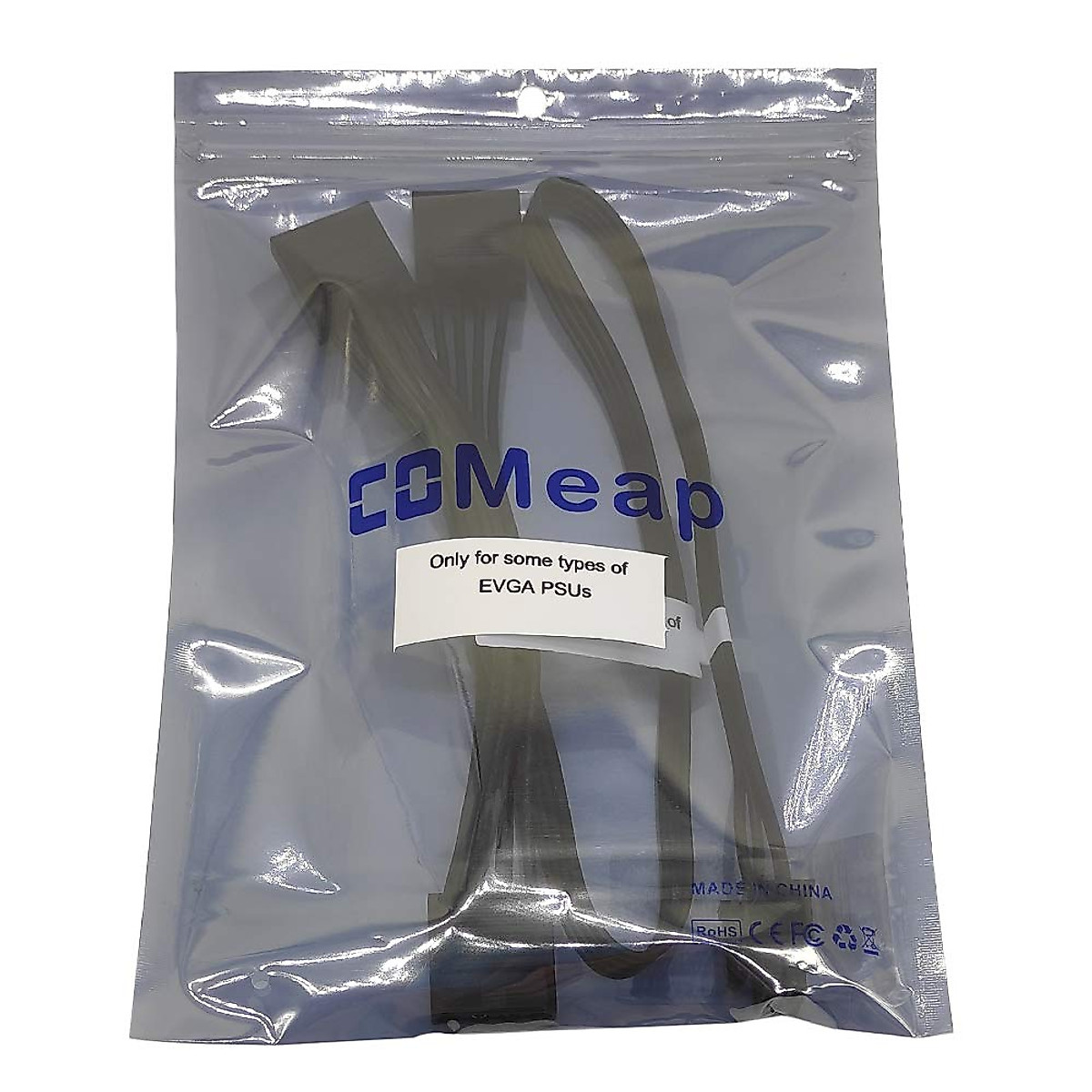 COMeap Molex Power Cable for EVGA PSUs, 6 Pin to 3X 4 Pin Molex Hard Drive Adapter Splitter for Some Specific Types of EVGA Power Supply 20-in(50cm)