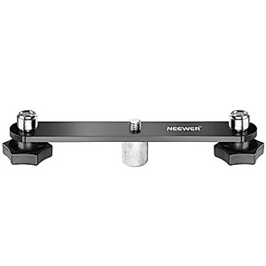 Neewer NW-036 Microphone Bar, Durable Sturdy Steel Microphone Mount Bracket T-bar with Standard 5/8-inch Thread Smooth Finish, Suitable for Most Microphones Clips Stands Boom Arms (Original Version)