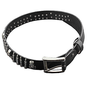 Cool Mens Bullet Skull Stud Punk Rock Biker Real Leather Belt Waistband726146236614
