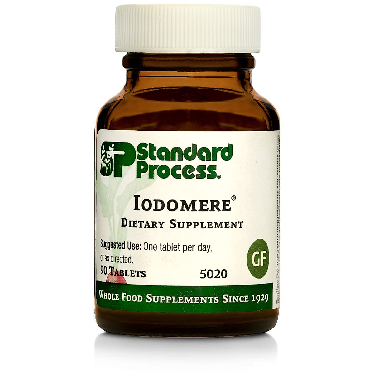 Standard Process Inc. Iodomere - Whole Food Metabolism and Thyroid Support with Echinacea Purpurea, Green Lipped Mussel, Organic Carrot, Organic Sweet Potato, and Iodine - 90 Tablets