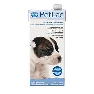 Pet-Ag PetLac Liquid for Puppies - 32 oz - Ready-to-Feed Milk Replacement for Puppies Newborn to Six Weeks Old - Easy to Digest