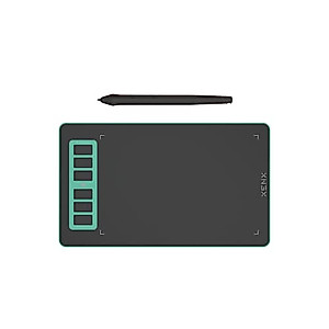 XENX P1 MacOS and Android Supported Graphic Drawing Tablet P1-640 6x4 inch with 6 Shortcut Keys, 8192 Pressure Levels Battery-Free Pen for Digital Art, Design, E-Learning/Online Classes, OSU Gaming