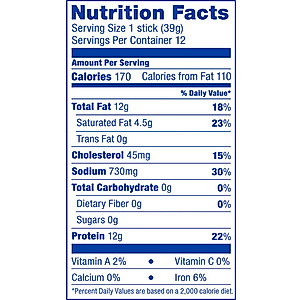 Bavarian Meats Landjaeger German Style Smoked Sausage Snack Sticks, 2.75 Ounce (Pack of 6)