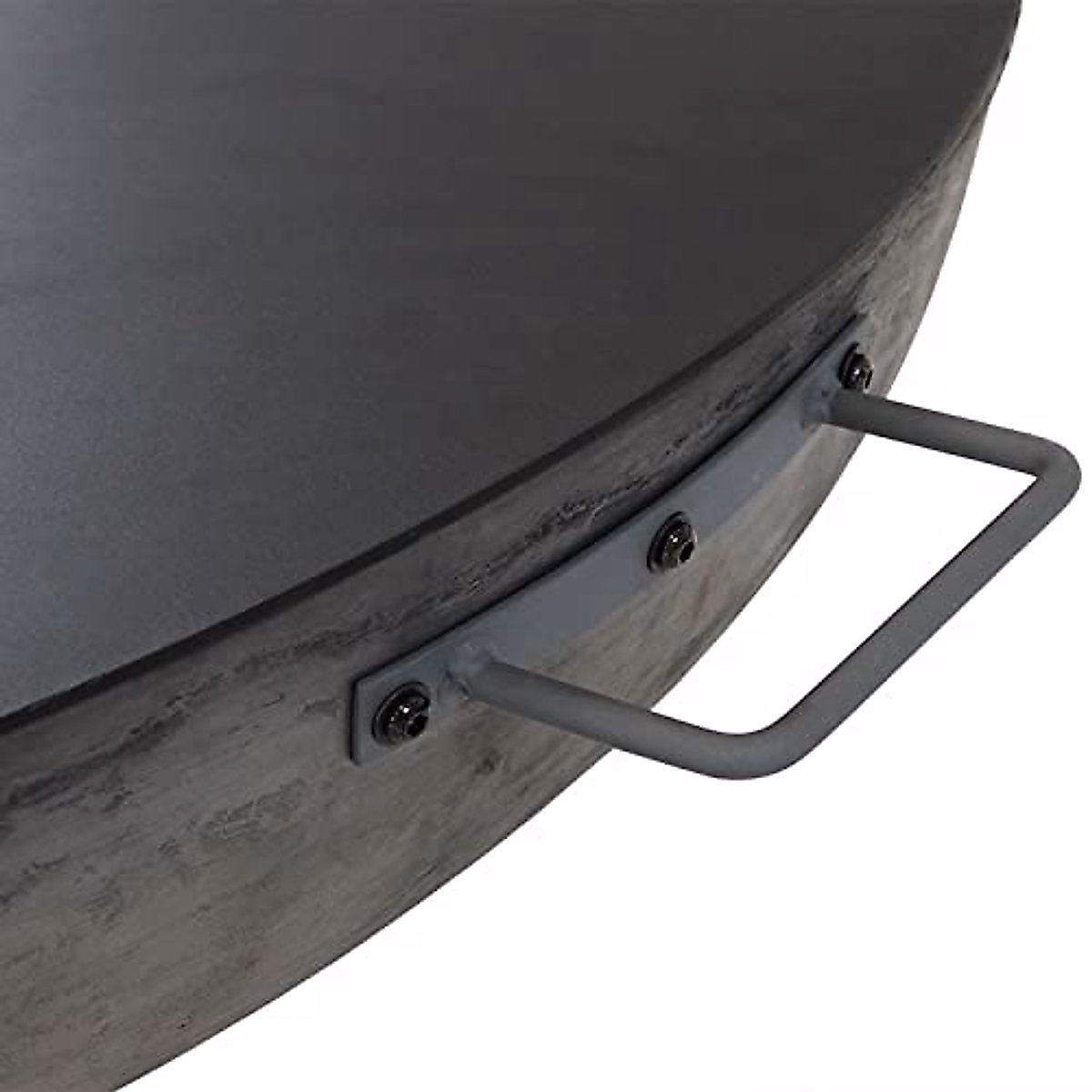 Sunnydaze 40-Inch Cast Iron Fire Pit Bowl with Cooking Ledge - Wood Burning