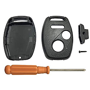 Replacement Keyless Entry Key Fob Case Cover fits for Honda Accord Civic 2003-2012 CR-V 2005 2006 Pilot Hybrid EX EX SE CR-V 2007 2011 Odyssey Ridgeline 2009-2015 Element Key Fob Shell