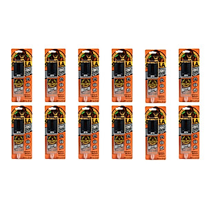 Gorilla 2 Part Epoxy, 5 Minute Set, .85 ounce Syringe, Clear, (Pack of 12)