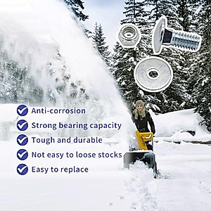 Huarntwo 6PK 710-0451 712-04063 Skid Slide Shoe Mounting Bolts Kit for MTD 784-5580 Snow Blower